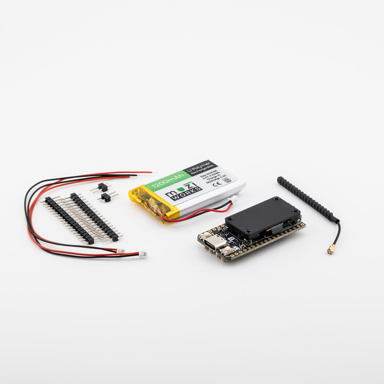 Heltec WiFi LoRa 32 V4 [28dBm] – Kit including Battery – muzi ᴡᴏʀᴋꜱ